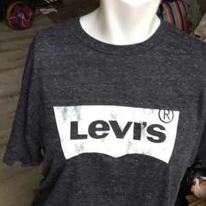 Levi's | Shirts | Nwt Mens Levis Gray Batwing Logo Tee Shirt | Poshmark